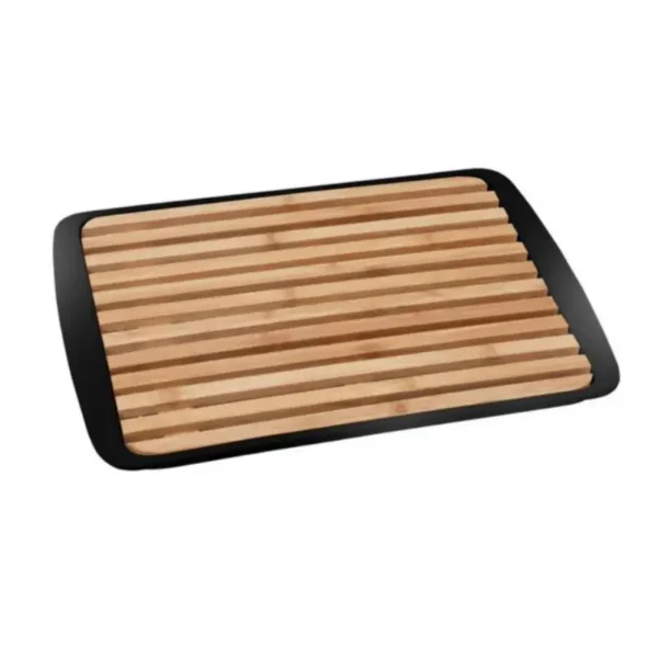 Brunner Anti-Slip Bamboo and Melamine Bread Board (Black)